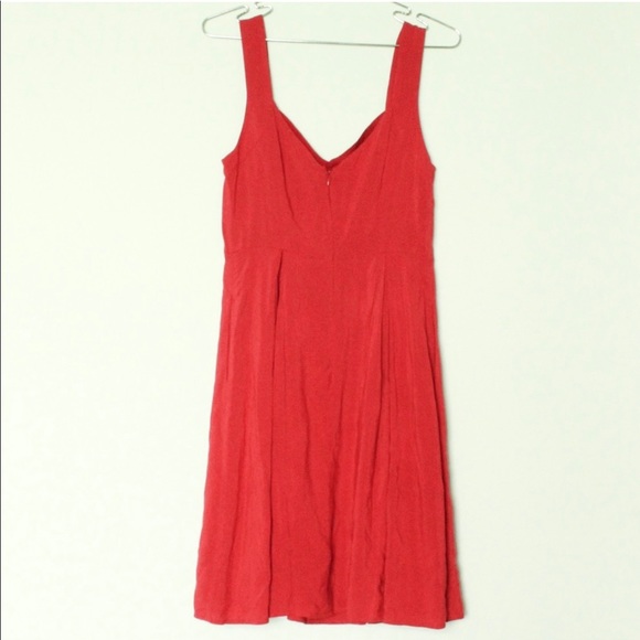 Modcloth | Dresses | Nwt Modcloth Pleated Dress Red | Poshmark